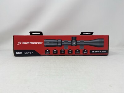 Simmons Pro Hunter 3-9x40mm Rifle Scope SFP Truplex Reticle - SPH3940 ...