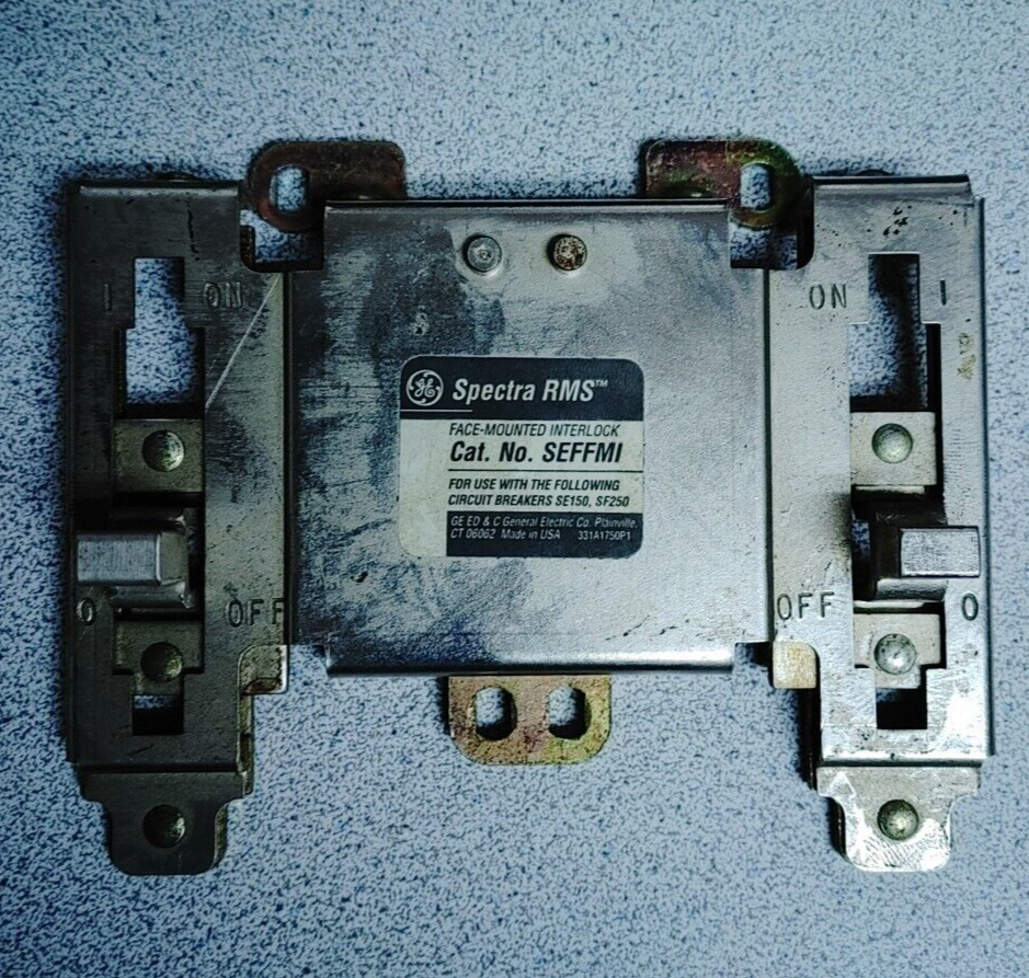 GE SPECTRA RMS SEFFMI FACE MOUNTED INTERLOCK FRAME SIZES SE150, SF250 ...