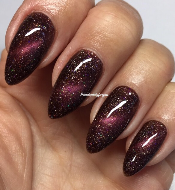 BLUESKY GEL NAIL POLISH CAT EYE MAGNEGTIC CHAMELEON CLN10 UV LED SOAK ...