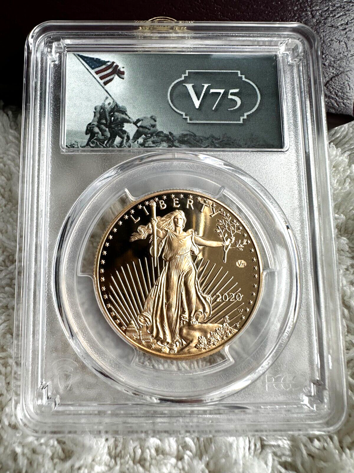 2020 End of World War II 75th Anniversary V75 American Eagle Gold Coin ...