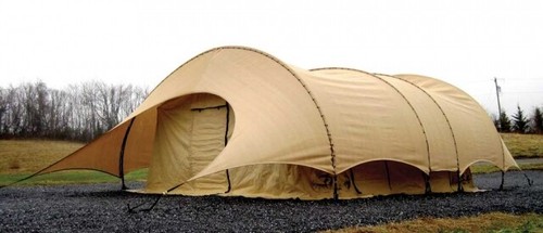 HDT MILITARY Tent SHADE FLY 22'x55'x10' BASE X 303 305 307 Drash Temper ...