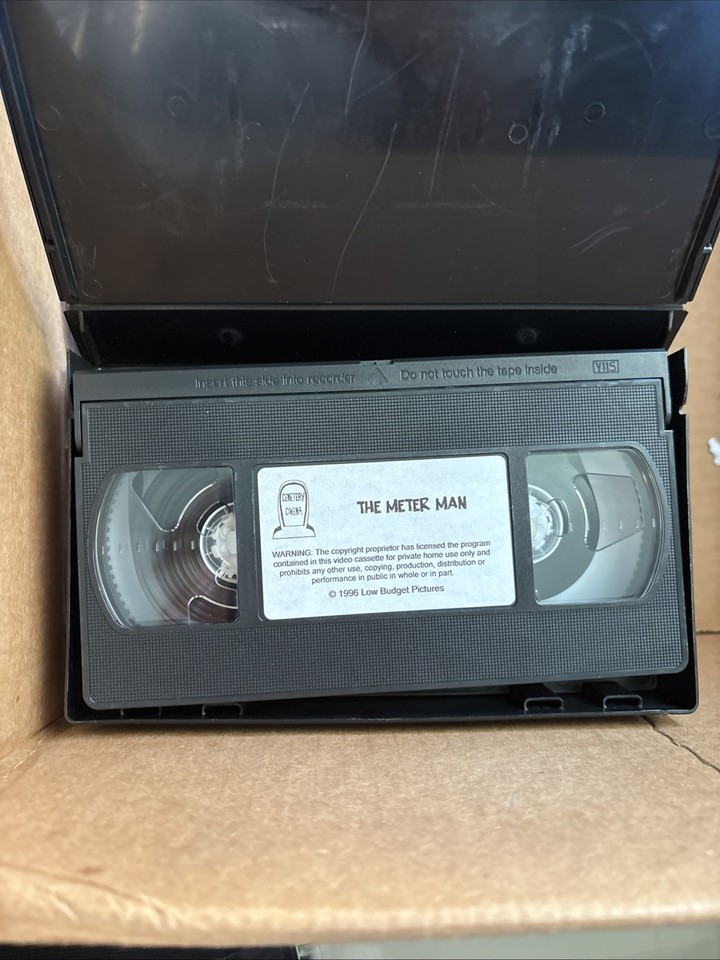 The Meter Man 1996 Rare SOV Horror VHS Chris Seaver Cemetery Cinema | eBay