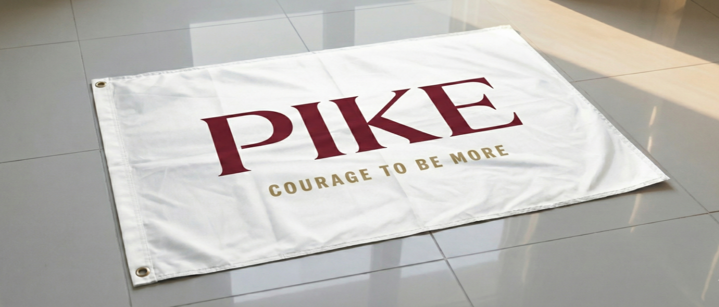 Pi Kappa Alpha PIKE Frat Fraternity Courage To Be More Flag 3 x 5 ...