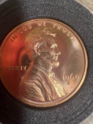 Ms 1969 Lincoln Memorial Penny double dye | eBay