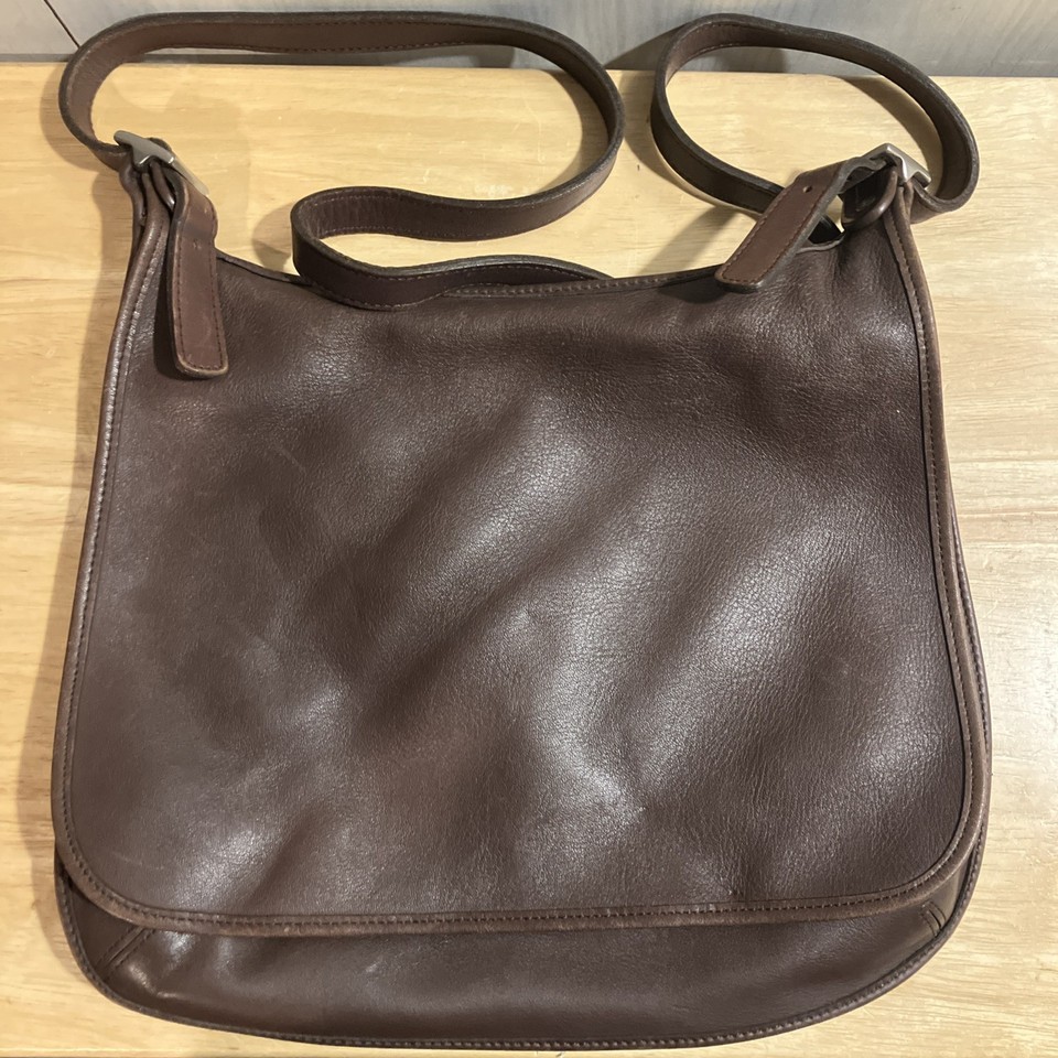 Coach 9134 Shoulder Bag Dark Brown Glove Leather | eBay