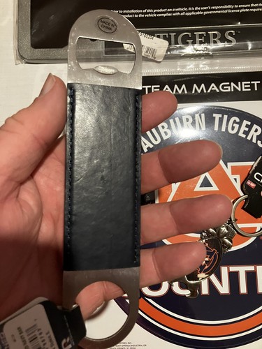 Rico Auburn Tigers License Plate Frame Lot .Magnet, Key Chain, 2 Bottle ...