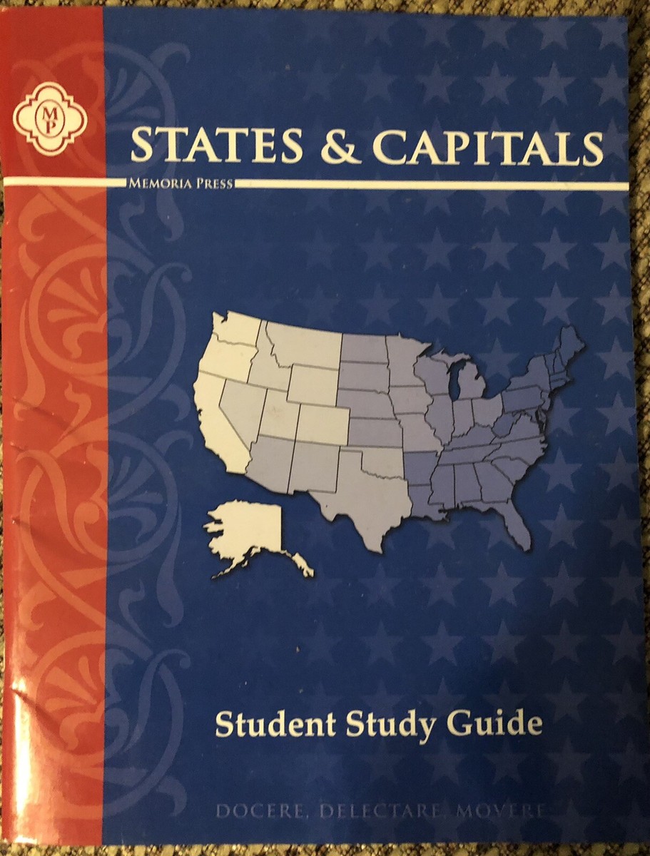 States And Capitals Study Guide