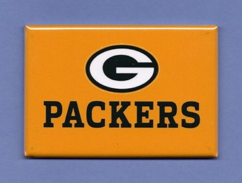 GREEN BAY PACKERS LOGO *2X3 FRIDGE MAGNET* NFL FOOTBALL FAN GRIDIRON ...