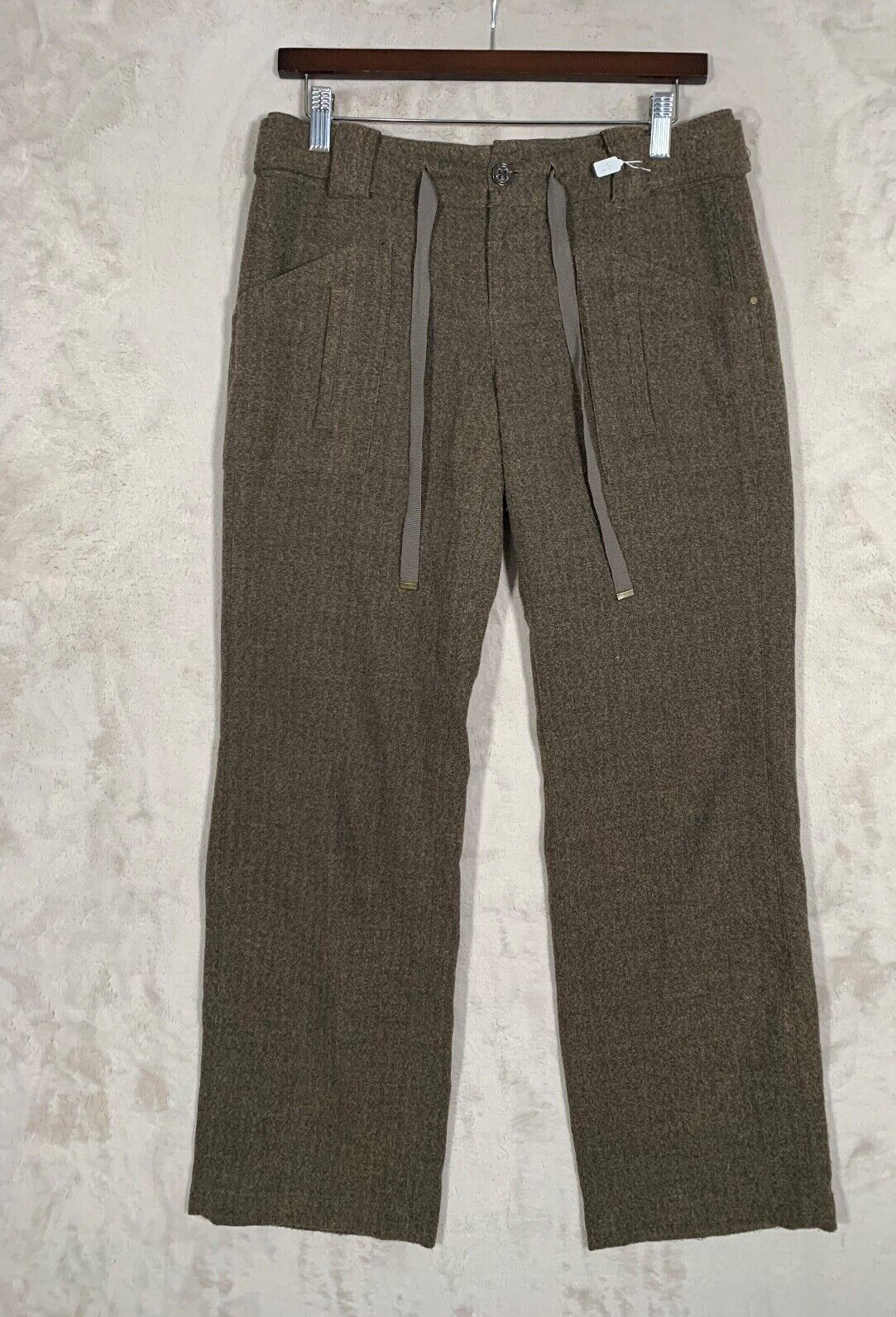 Cartonnier Women Trousers pants brown size 6 Drawstring | eBay