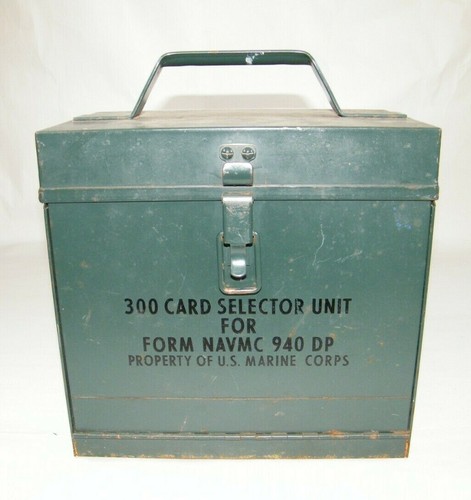 U.S. MARINE CORPS 300 CARD SELECTOR UNIT FOR FORM NAVMC 940DP | eBay