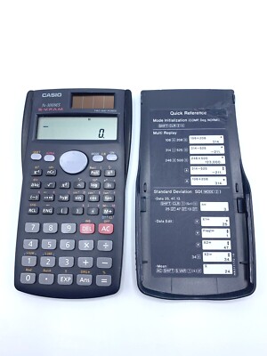 CASIO fx300MS SVPAM Two Way Power Student Calculator Works with Cover ...