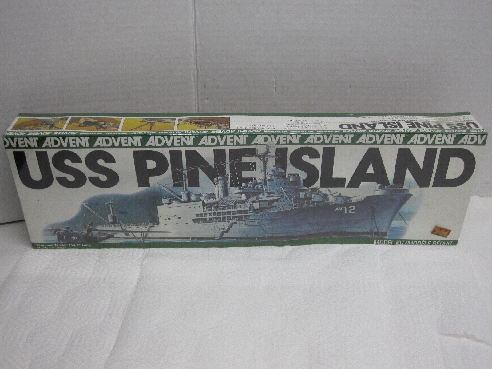 Advent USS Pine Island Military Ship 2504 Model Kit sealed Box | eBay