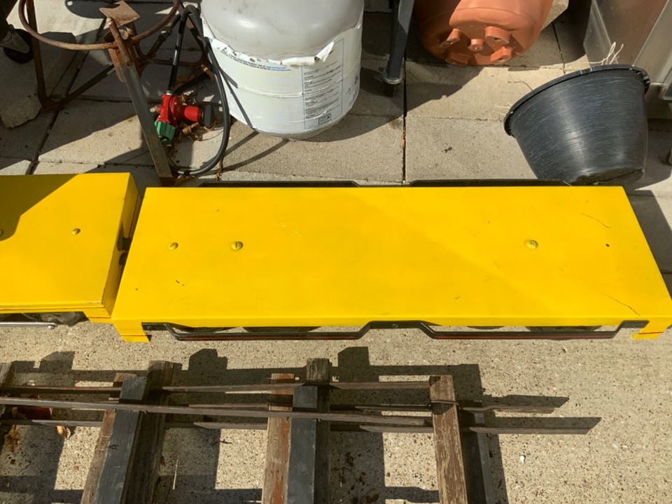 Doepke OriginalYardbird Train Set with track, big wheel trucks, yellow ...