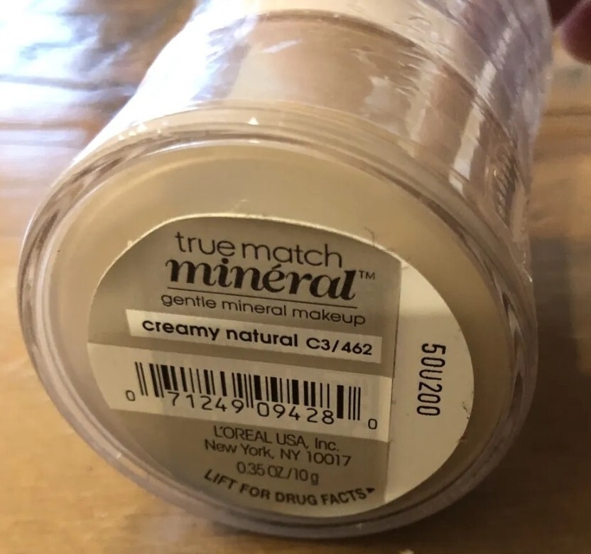 LOreal Paris True Match Mineral Powder Foundation Creamy Natural C3/462 ...