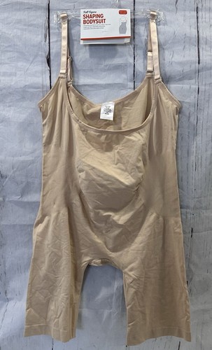 Full Figure Shaping Bodysuit Plus Size 3XL Nude Beige Color Adjustable ...