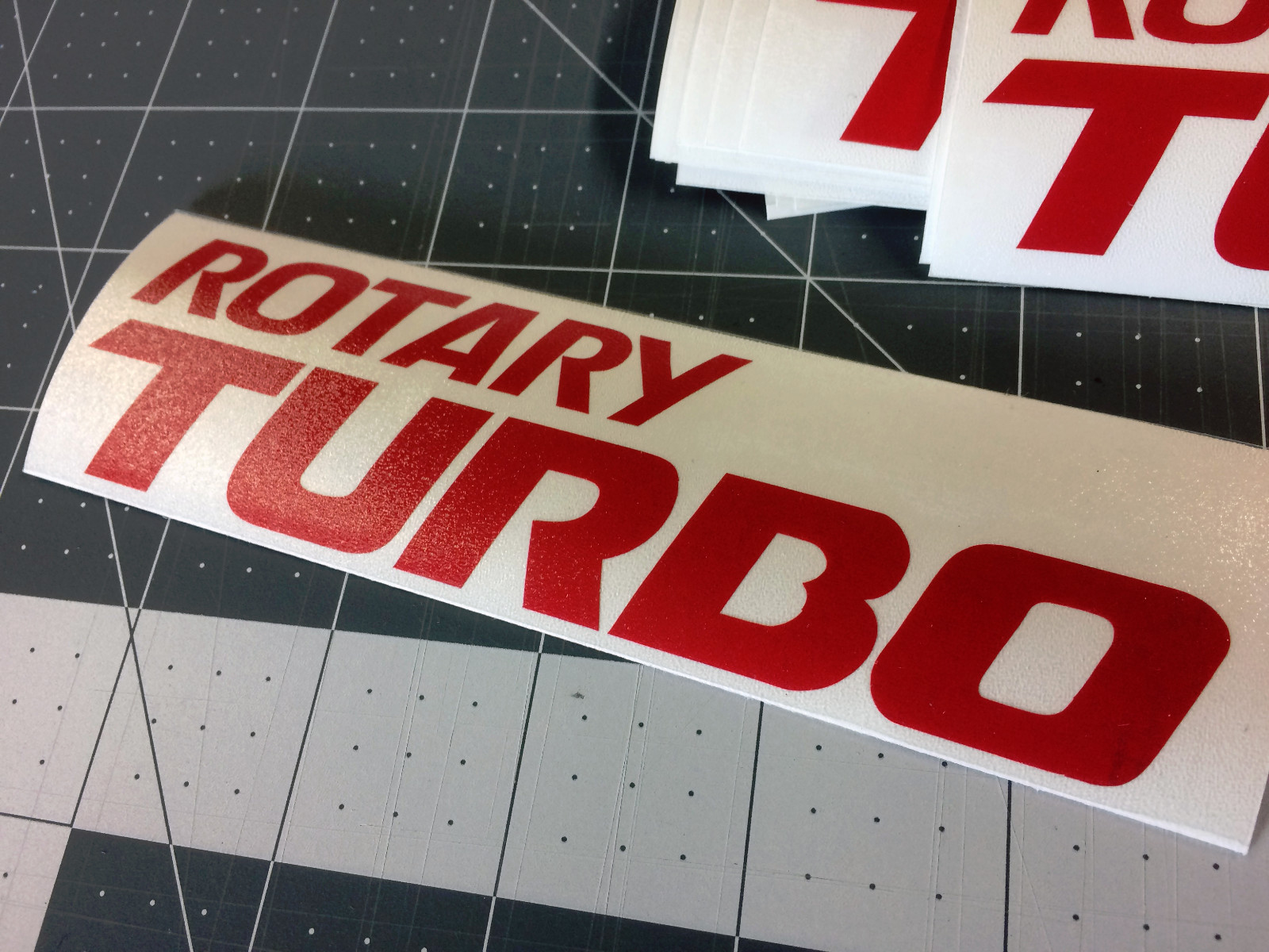 Mazda Rotary Turbo Decal; Intercooler, Cosmo, Luce, RX-7, 12a, Sticker ...
