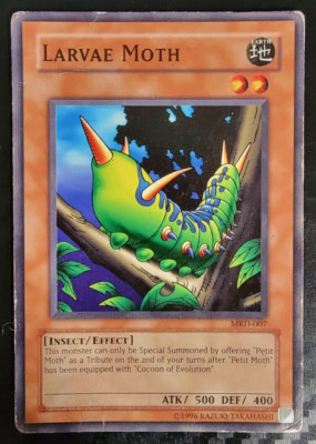 Yu-Gi-Oh - Trading Card - Effect Monster - Larvae Moth - MRD-007 | eBay