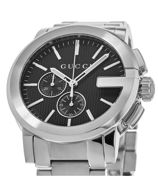 Gucci G-chrono YA101204 44 mm Stainless Steel Black Dial Mens Watch for ...
