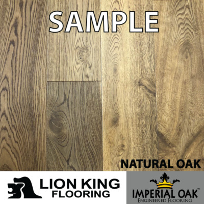 Sample Natural Oak Imperial Oak™ Engineered Timber Flooring Floating ...