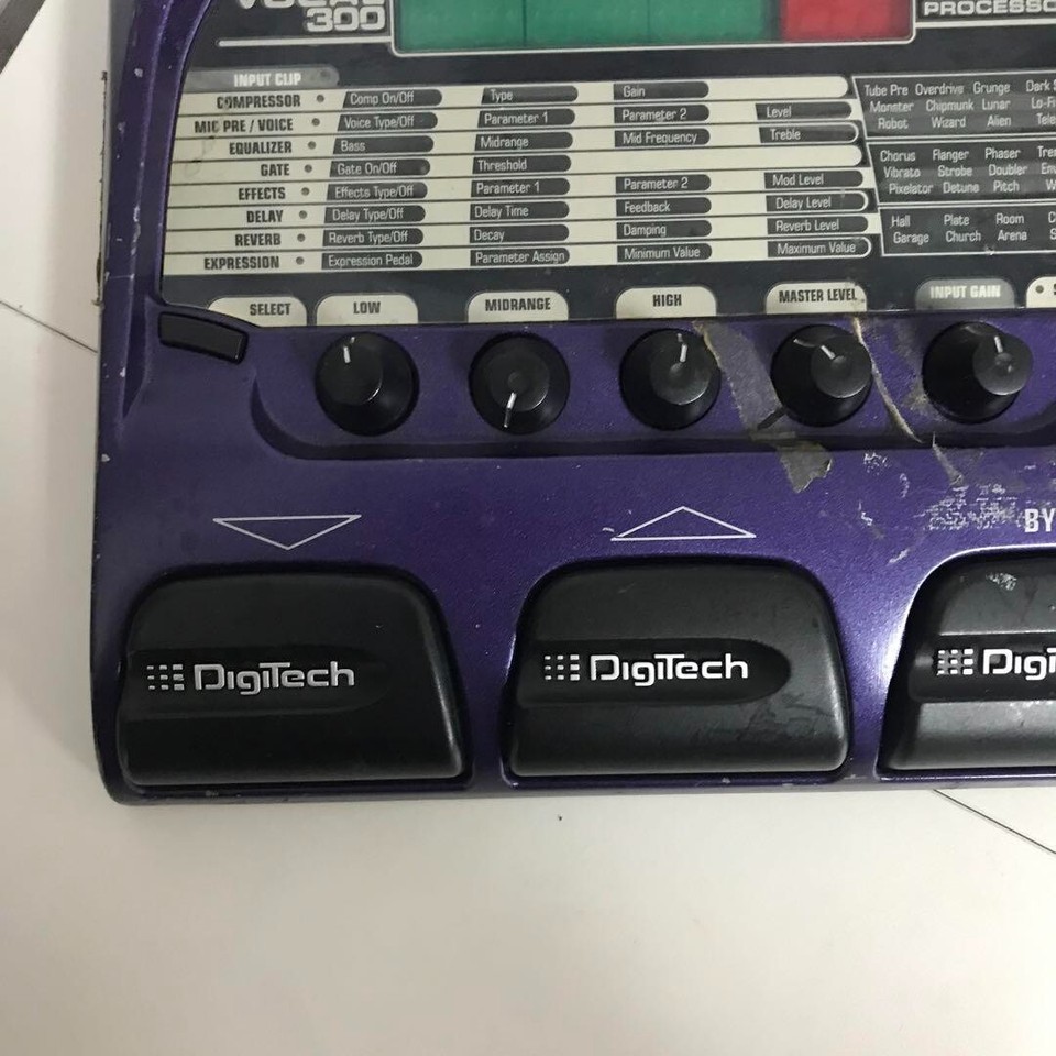 DigiTech Vocal 300 Vocal Multi-Effects Processor Voice Transformer ...