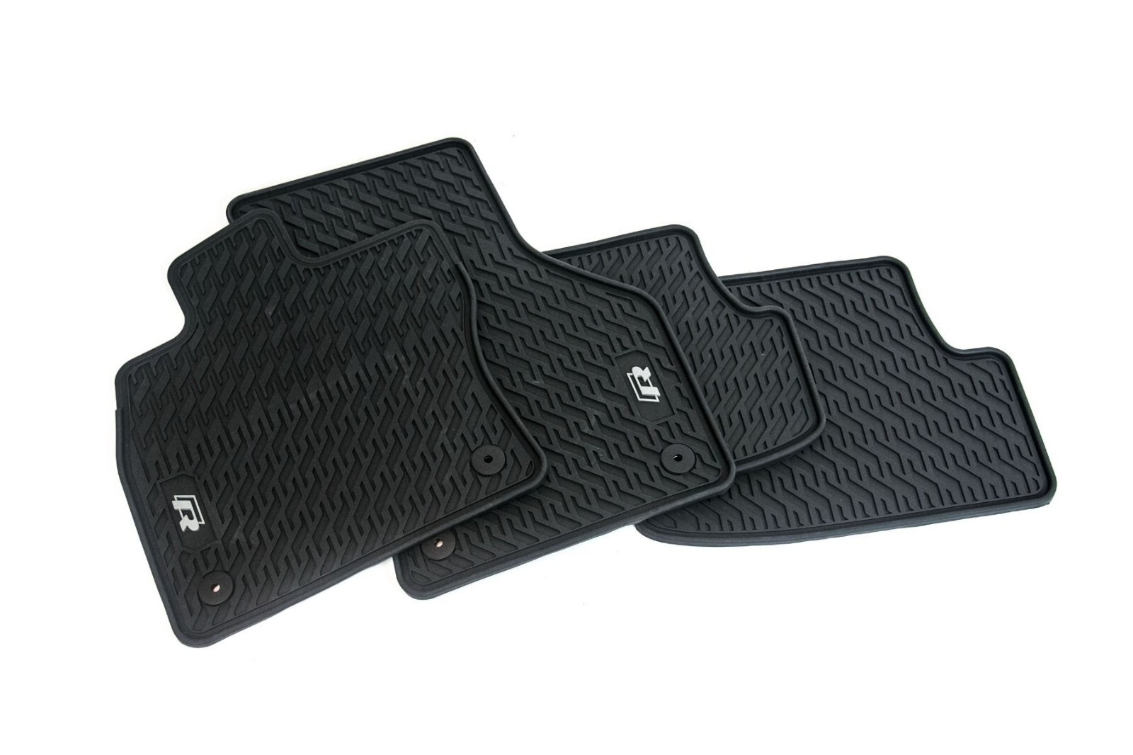 Genuine Volkswagen 15-20 Golf R Monster Rubber All Weather Floor Mats ...
