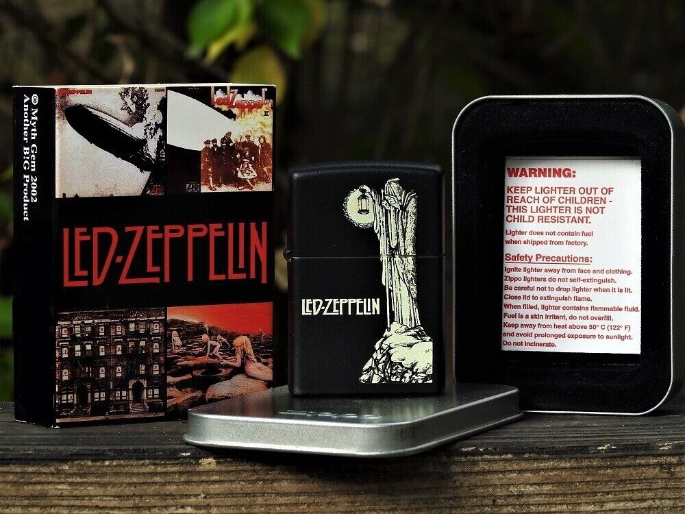 Led Zeppelin Stairway to Heaven Zippo Lighter - Robert Plant - Jimmy ...