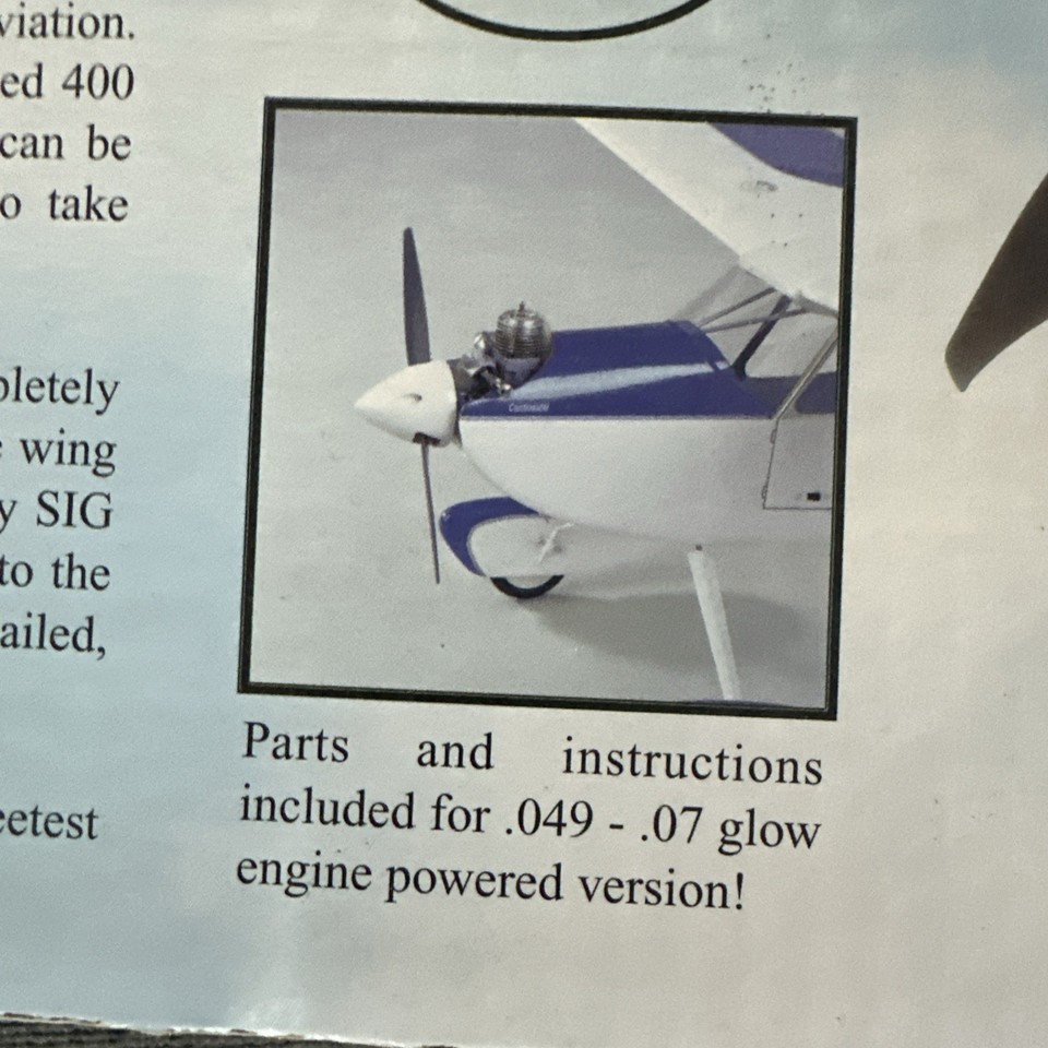 SIG Rascal Rc Balsa Plane Kit To Build | eBay UK