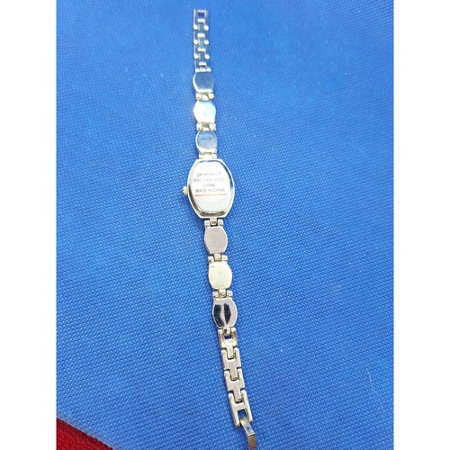 Jean Marc Watch Women 19mm Silver Tone Pink Band New Battery 7.75" NWOB ...