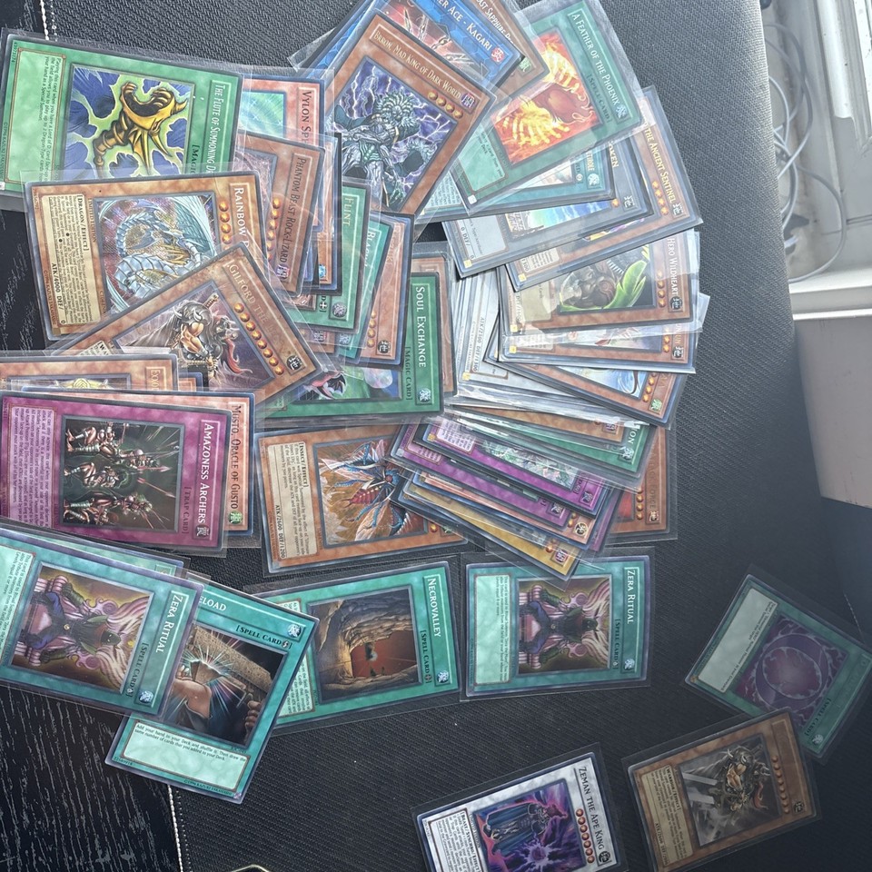 Yu-Gi-Oh COLLECTION LOT Yugioh Vintage Bulk Holos Etc Misc Condition | eBay