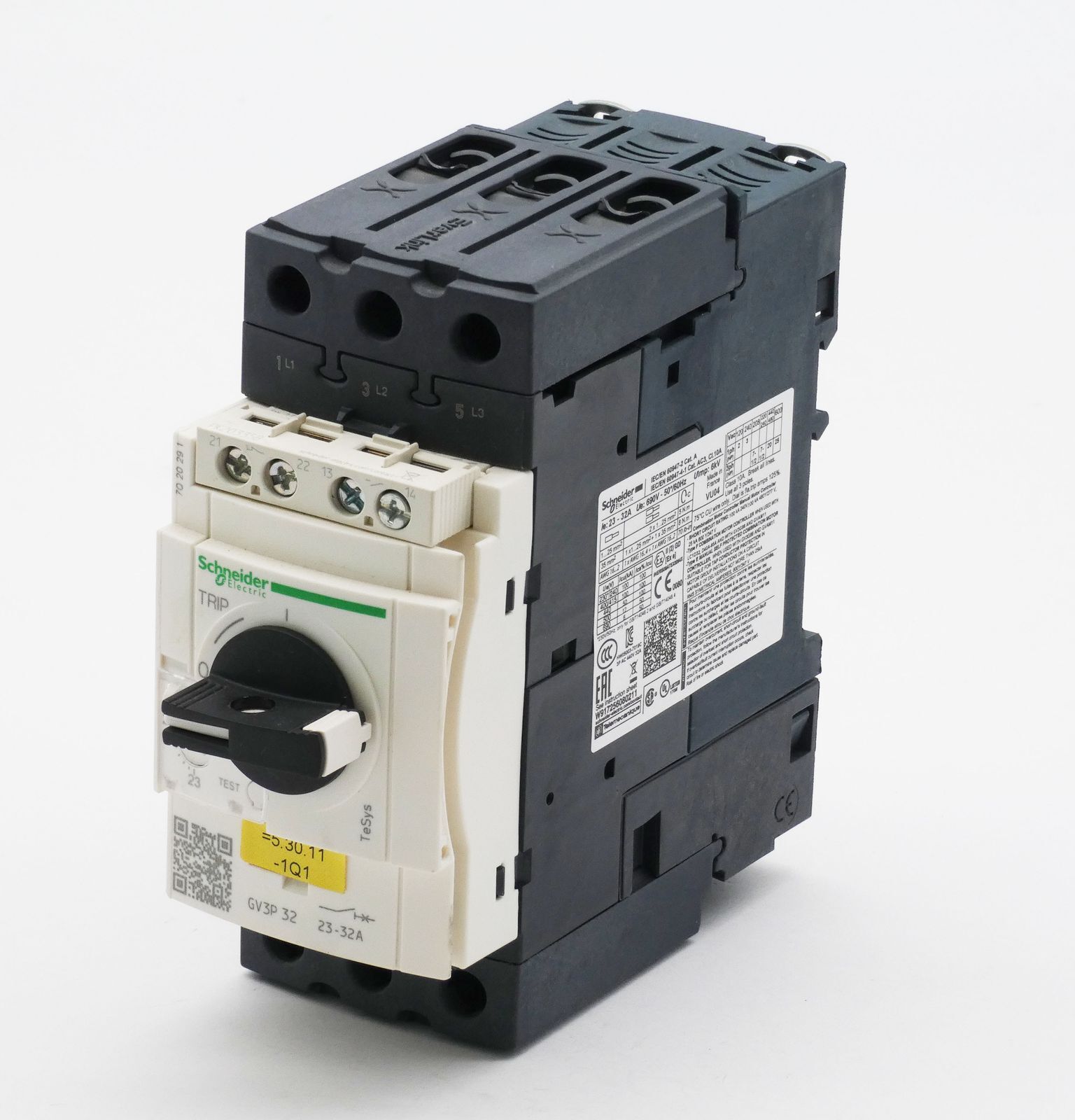Schneider Electric GV3P32 GV3 P32 23-32A Motorschutzschalter + PK20335B ...