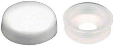 CRL White Flat Small Snap Cap Screw Covers 100 Pack SC81F50 | eBay