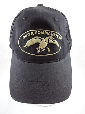 Duck Commander Baseball Hat Cap Black Gold Adjustable Flying Duck | eBay
