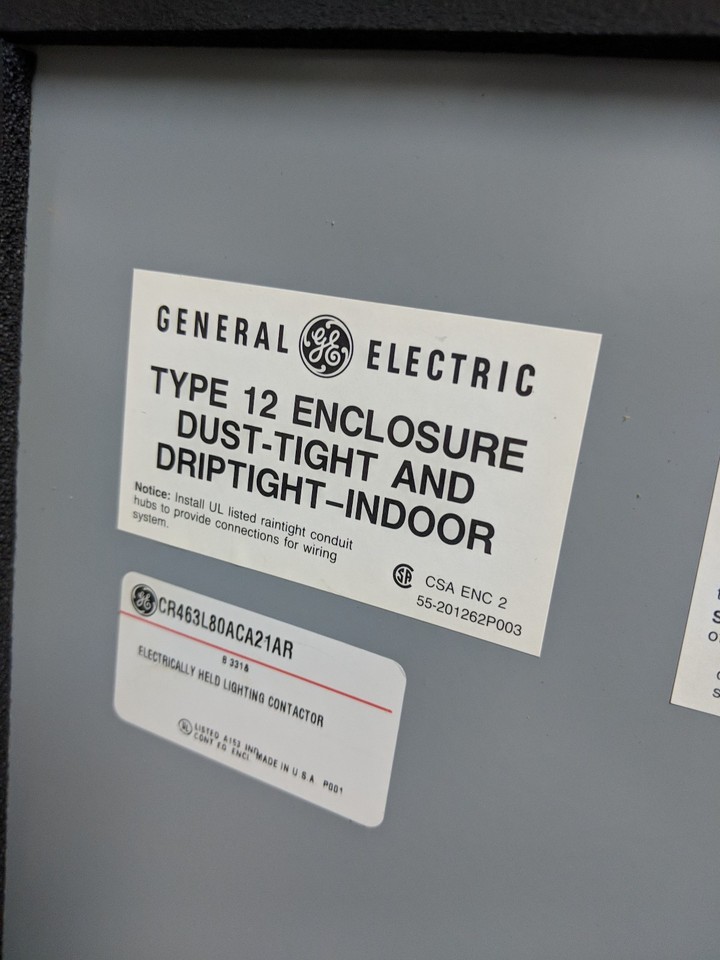 New General Electric CR463L80ACA21AR CR460B CR460XP32 3R Lighting ...