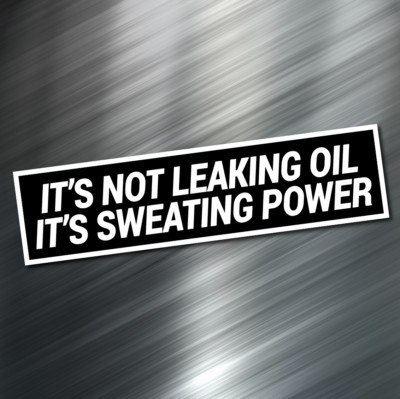 (1) Its not leaking Sticker diesel FOR Ram Chevy 4x4 Truck F150 Mud off ...