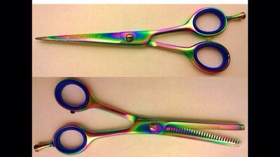 5.5" Pro Hair CUTTING, THINNING or SET Barber Scissors Shears MAGNUM ...