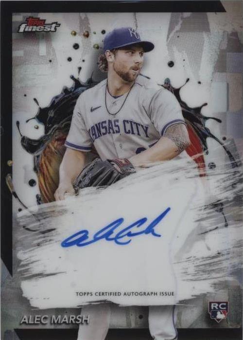 2024 Topps Finest - Finest Autographs Alec Marsh #FA-AM Refractor (AU ...