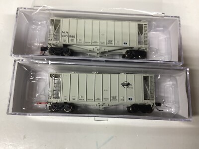 Athearn #23379 N scale “MP” early 40' CF Airslide hopper 2 pack | eBay