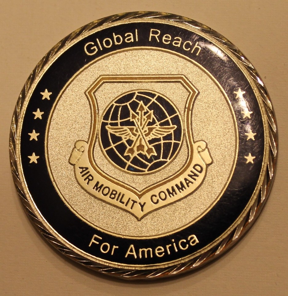 General Arthur J Lichte Air Mobility Command Air Force Challenge Coin ...