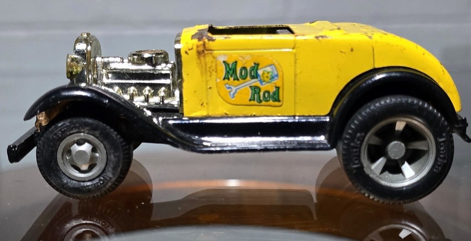 Tonka Mod Rod Model A Ford Vintage Race Car Toy Yellow Black | eBay