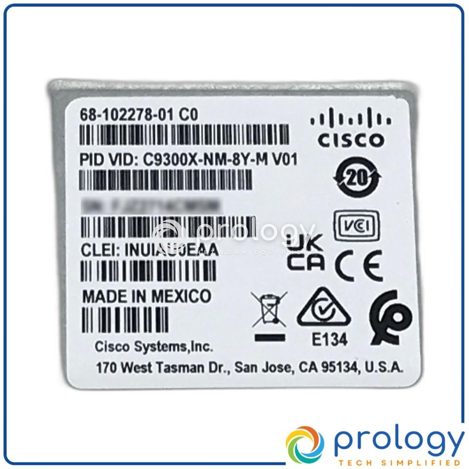 Cisco Meraki C9300X-NM-8Y-M 8x 10GE/25GE Network Module SFP+/SFP28 | eBay