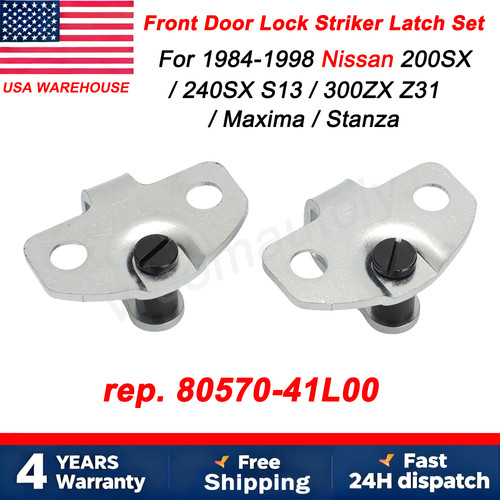 US For Nissan 240SX S13 89-98 Front Door Lock Striker RH LH 80570-41L00 ...