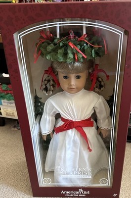 American Girl Kirsten Surprise Holiday Collector Doll St Lucia Outfit ...