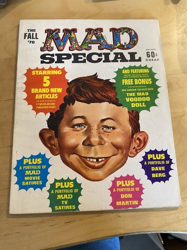 MAD SPECIAL Magazine, THE FALL 1970, PORTFOLIO OF MAD MOVIE SATIRES, 4. ...