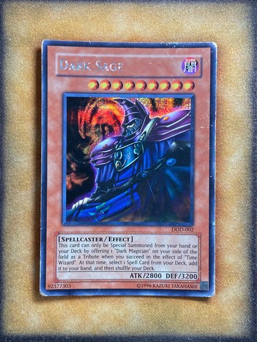 Yugioh Dark Sage DOD-002 Parallel Secret Rare HP | eBay