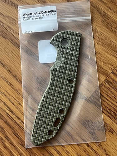 Hinderer Knives XM-18 3.5 Inch Monkey Edge Frag Pattern Scale, OD G-10 ...