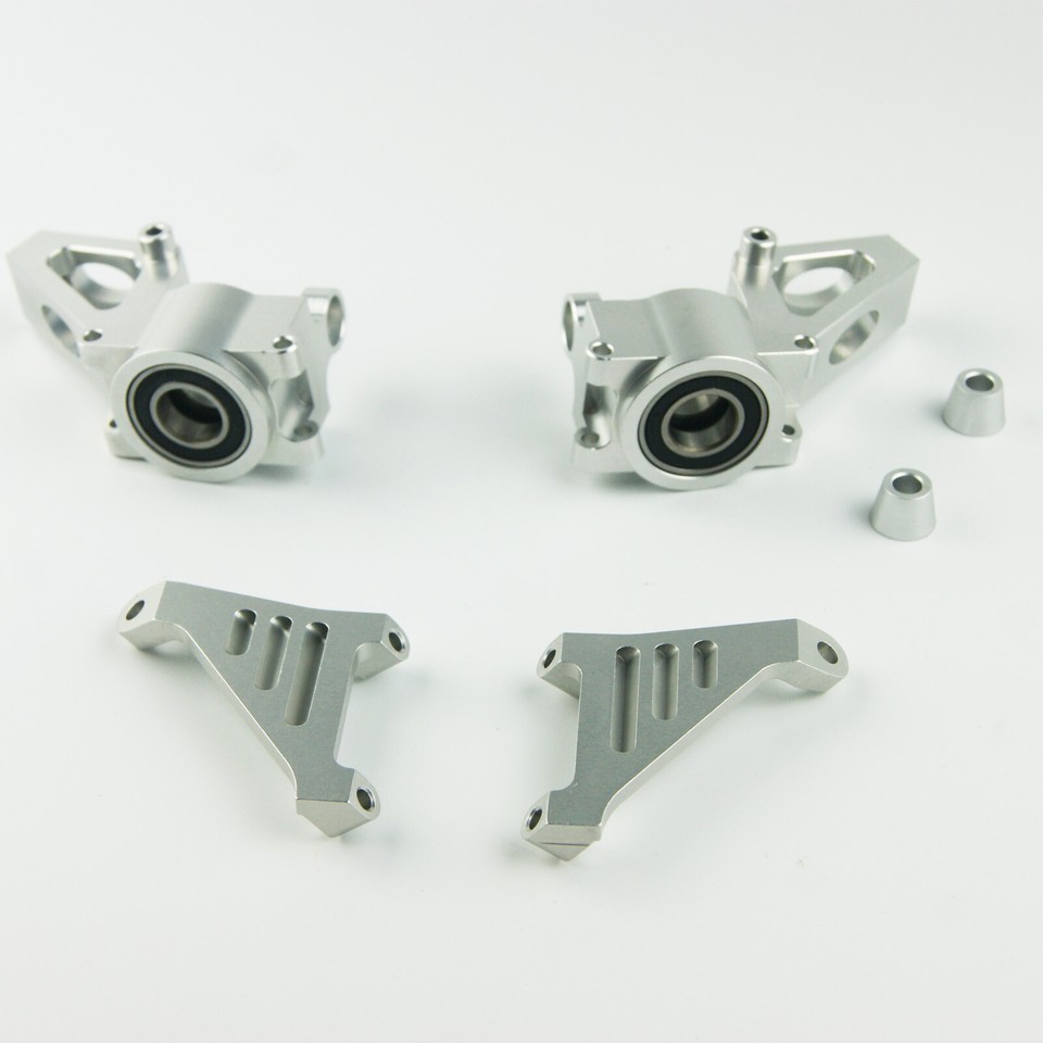CNC alloy front wheel hub carrier fit HPI Baja 5B SS5t Rovan rofun KM ...