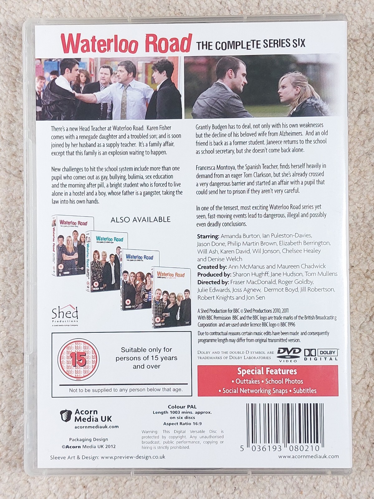 Waterloo Road: The Complete Series 6 (DVD, Box Set, 6-Disc Set) BBC | eBay