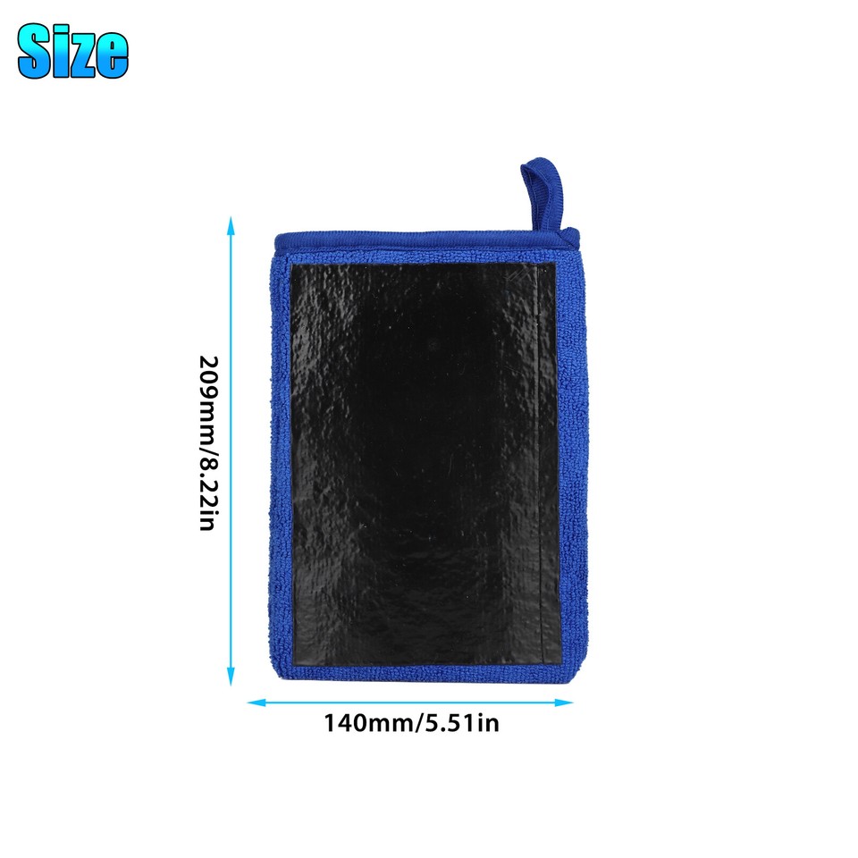 2pcs Microfiber Clay Bar Mitt Cleaning Wash Rag Car Detailing Polishing ...