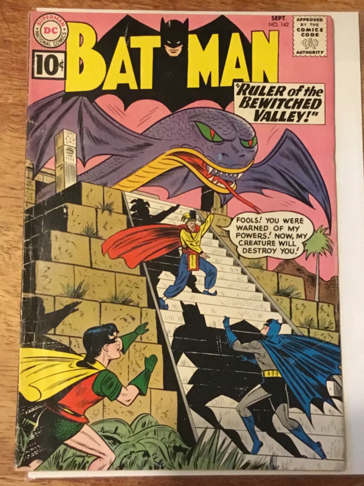 BATMAN v1/142 RAW A('RULER..BEWITCHED VALLEY') 1961 DCU | eBay