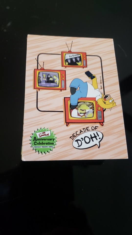 THE SIMPSONS 10th ANNIVERSARY CELEBRATION 81 card set VINTAGE FOX TV ...